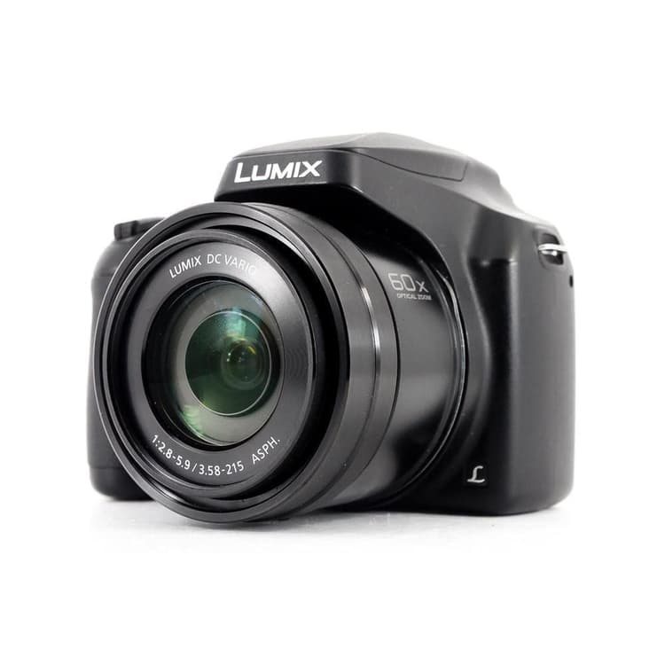 Bridge Lumix FZ82 Camera - Black + Panasonic 60x Optical Zoom 20-1200m ...