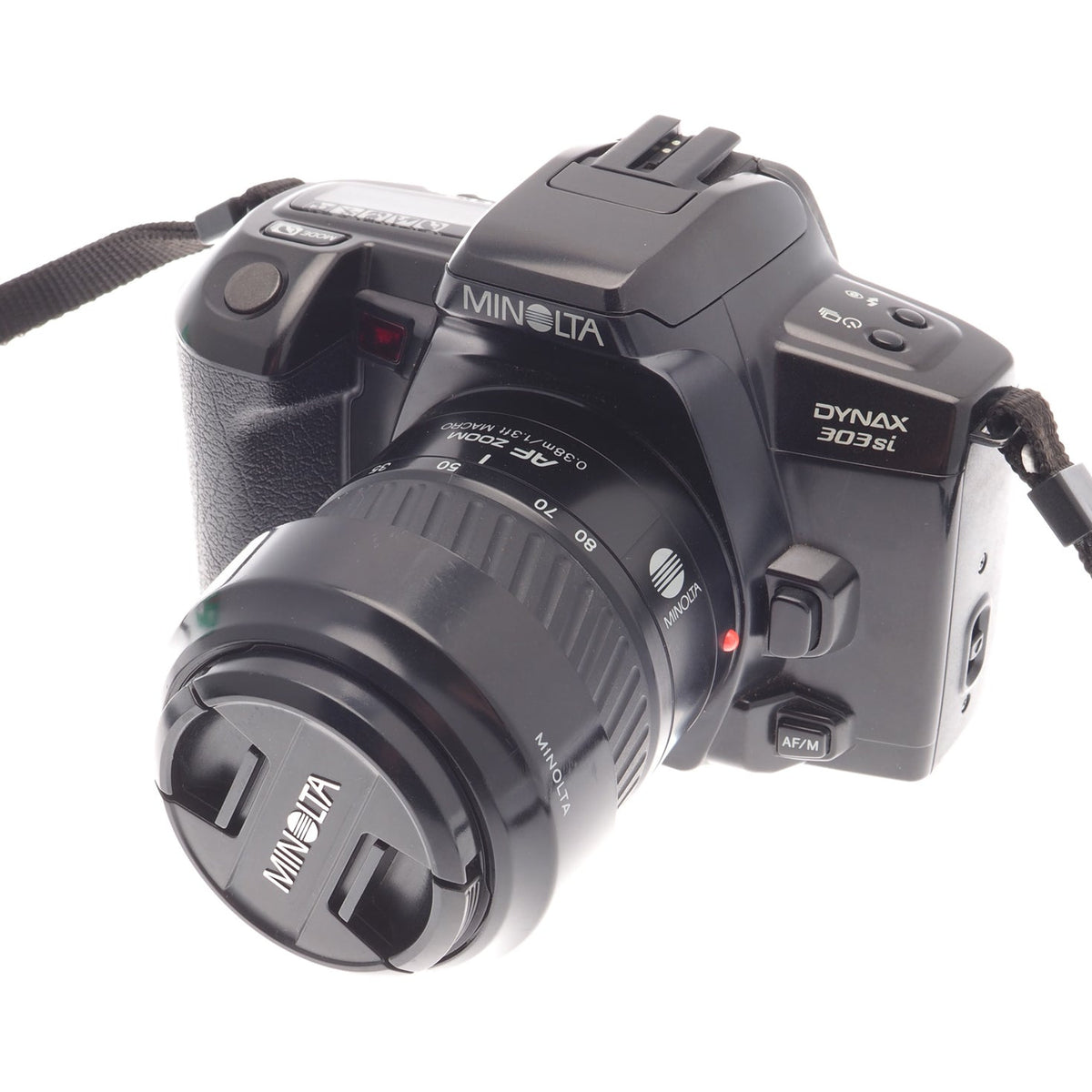 Minolta Dynax 303Si + 35-80mm f4-5.6 AF Zoom + Lens Hood for A 35-80mm ...