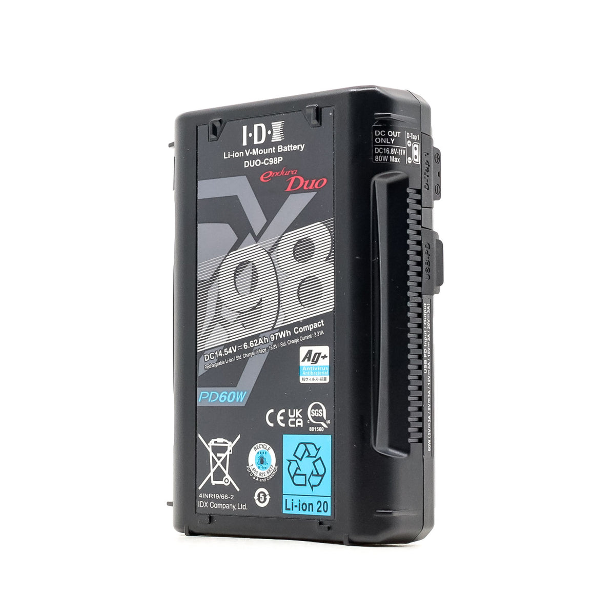 IDX DUO-C98P V-Mount Battery – Camera Market